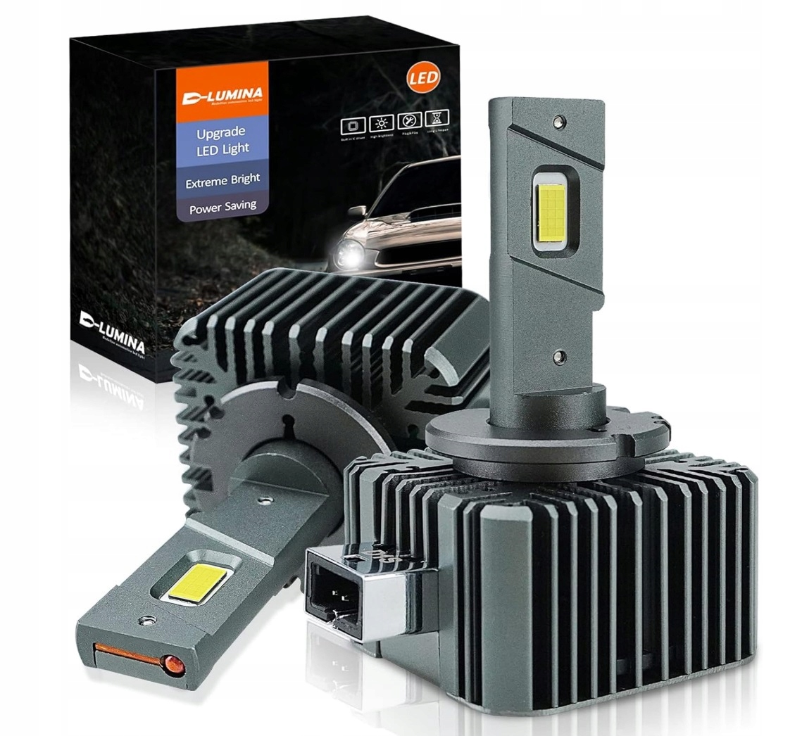 Żarówki LED D1S ksenonowe żarnik Palniki Plug&Play Xenon 6000K CAMBUS ...
