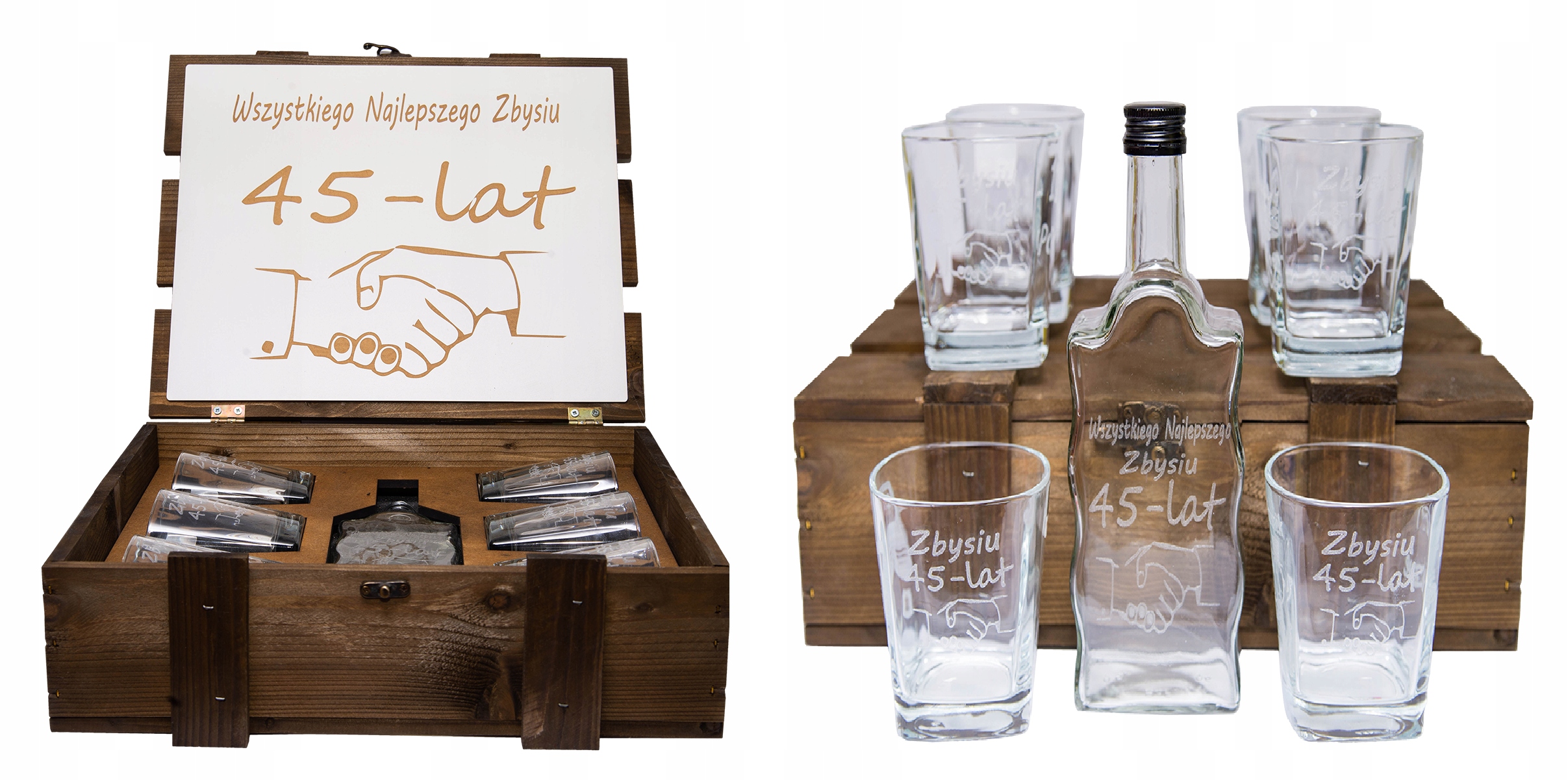 KARAFKA Z GRAWEREM 6 SZKLANEK Z GRAWEREM DO WHISKY (pudełko na urodziny ... KARAFKA Z GRAWEREM 6 SZKLANEK Z GRAWEREM DO WHISKY (pudełko na urodziny ...