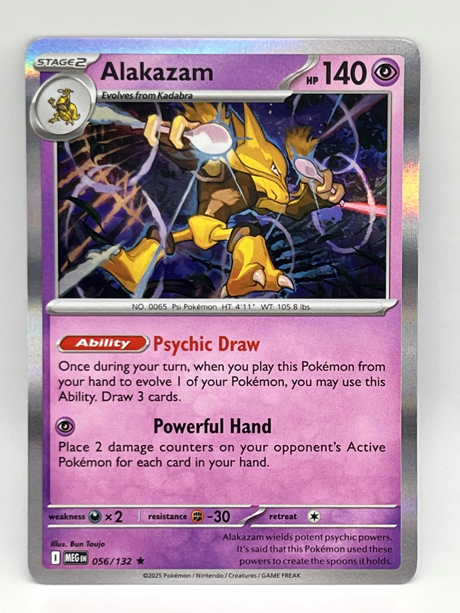 Karty Pokemon TCG Mega Evolution (MEG 056) Alakazam (H) • Cena, Opinie - Allegro