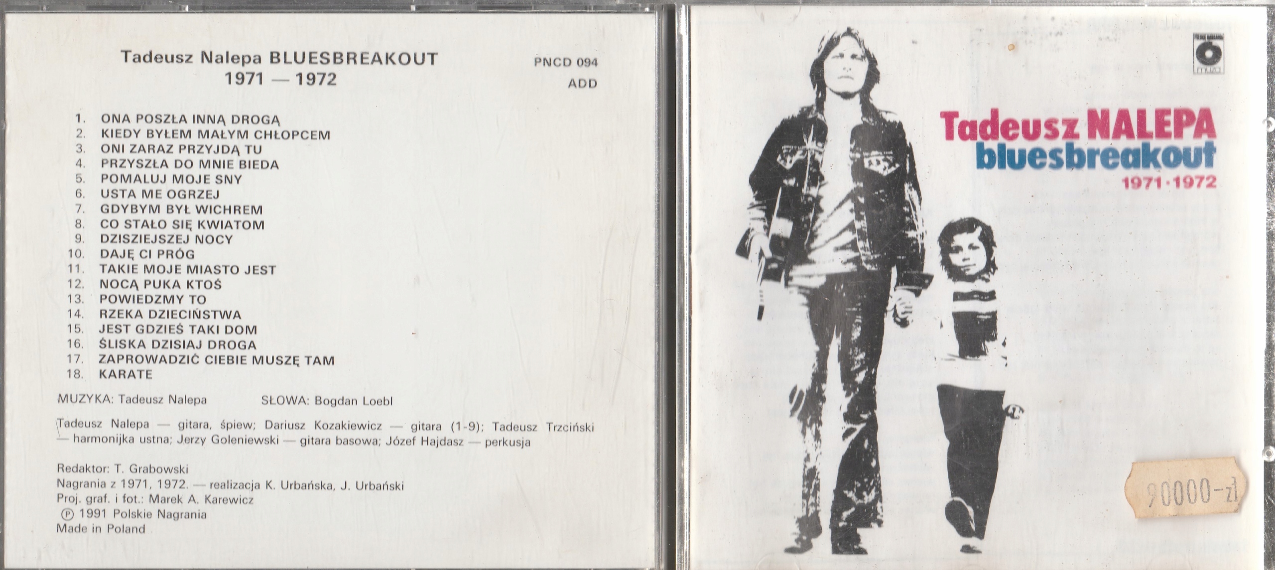 CD TADEUSZ NALEPA - BLUES BREAKOUT 1991 I WYDANIE ... CD TADEUSZ NALEPA - BLUES BREAKOUT 1991 I WYDANIE ...