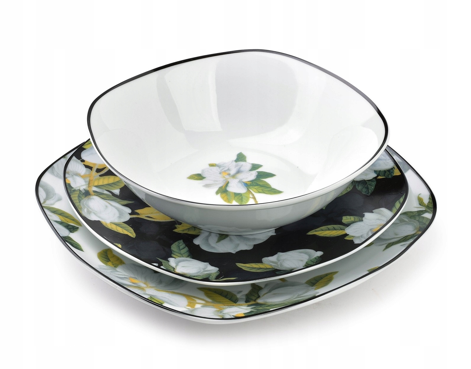 Talerze Porcelanowe Kwadratowe - Niska cena na Allegro.pl