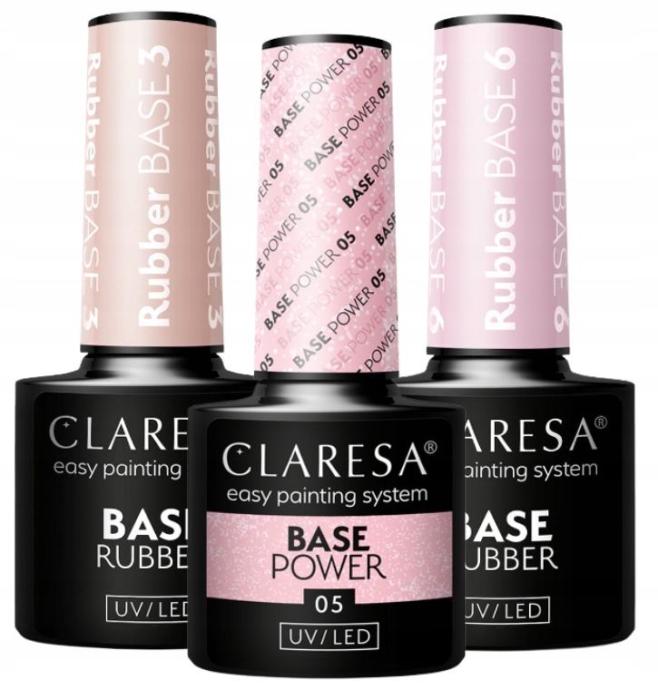 CLARESA RUBBER BASE BAZA KAUCZUKOWA ELASTYCZNA POWER BAZA 2+1 ZESTAW ... CLARESA RUBBER BASE BAZA KAUCZUKOWA ELASTYCZNA POWER BAZA 2+1 ZESTAW ...