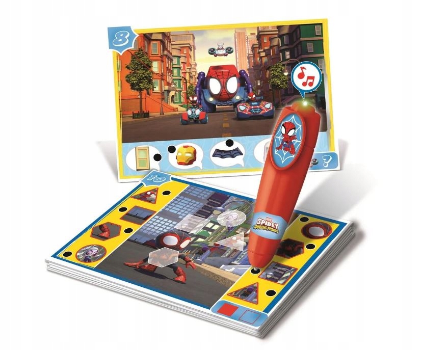 SPIDEY QUIZZY INTERAKTYWNY QUIZ CLEMENTONI 16805 - Stan: nowy 48,74 zł ...