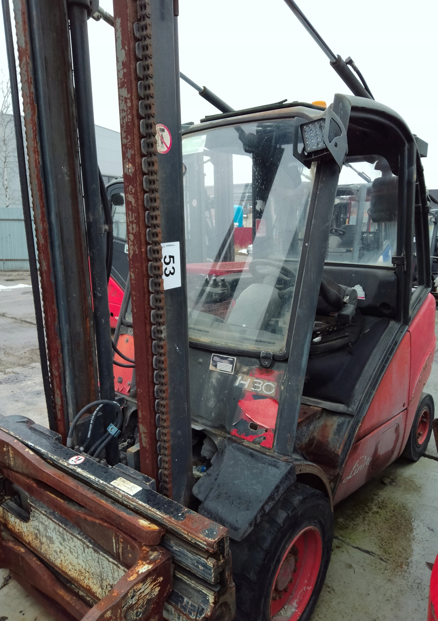 Wózek widłowy LINDE H30D 2007 rok (wózek nr 53) - Allegro.pl