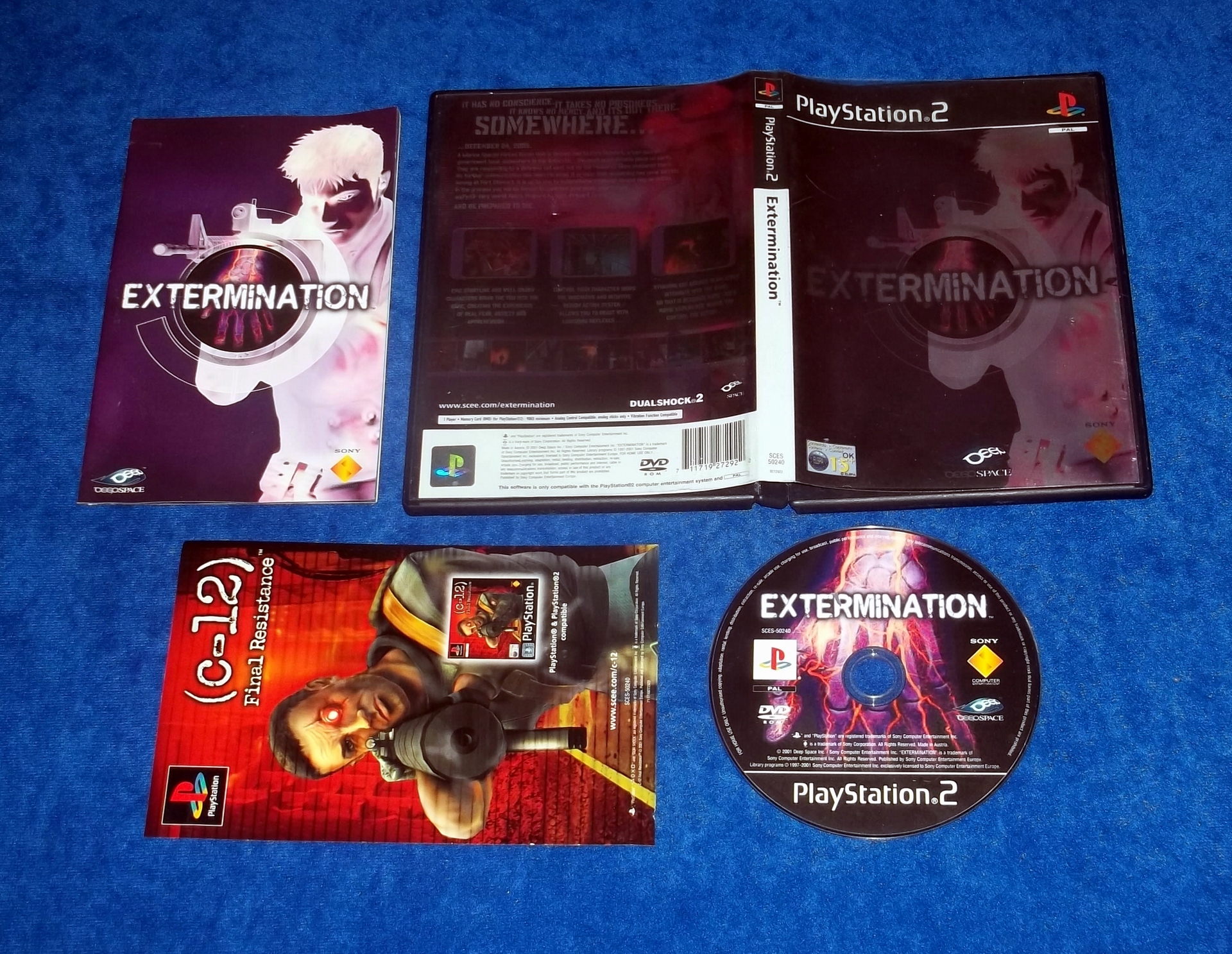 EXTERMINATION PS2 PLAYSTATION 2 HORROR IDEALNA 3xANG jak RESIDENT EVIL ...