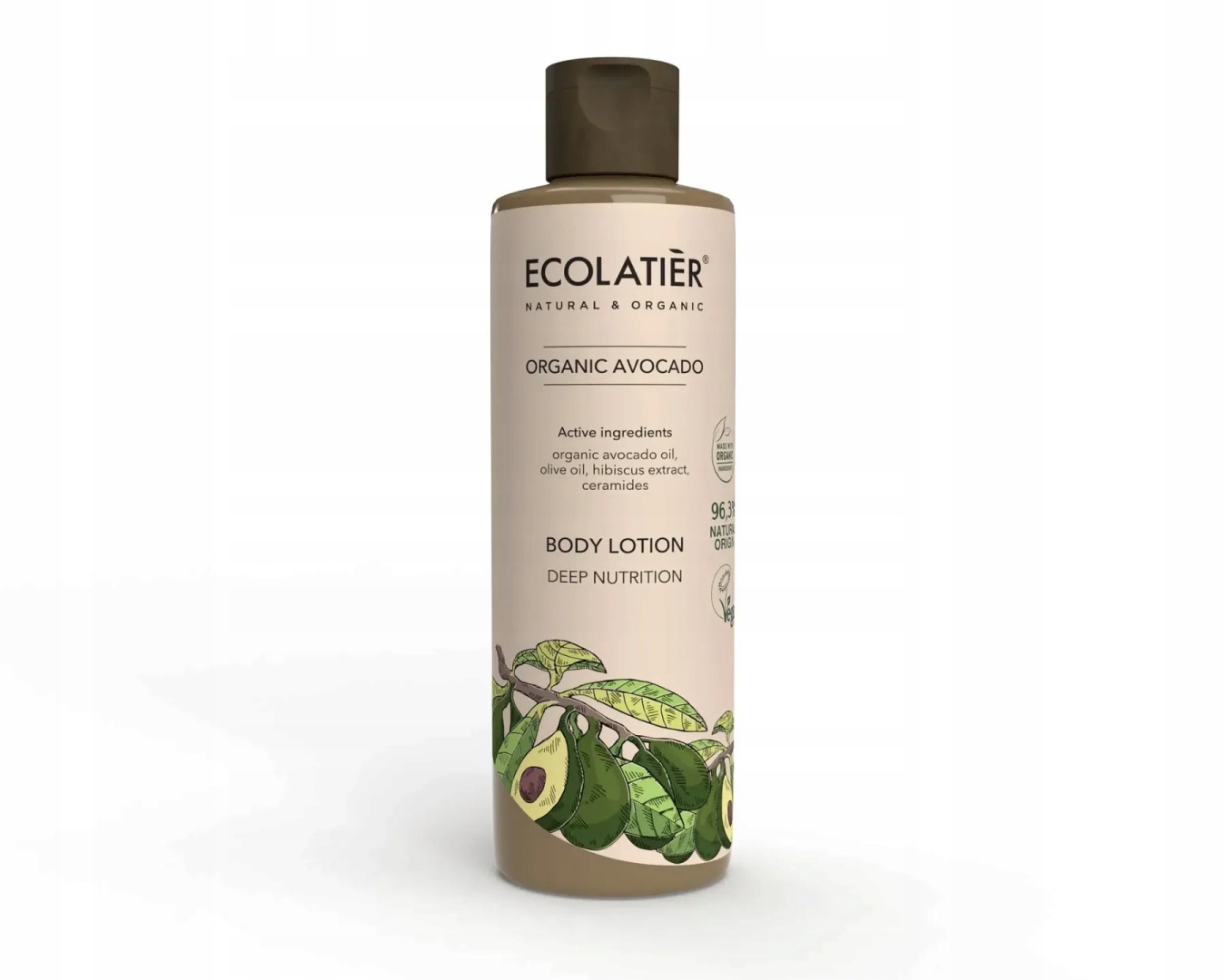 Body Lotion Deep Nutrition Organic Avocado, 250 ml Ecolatier | Sklep EMPIK.COM