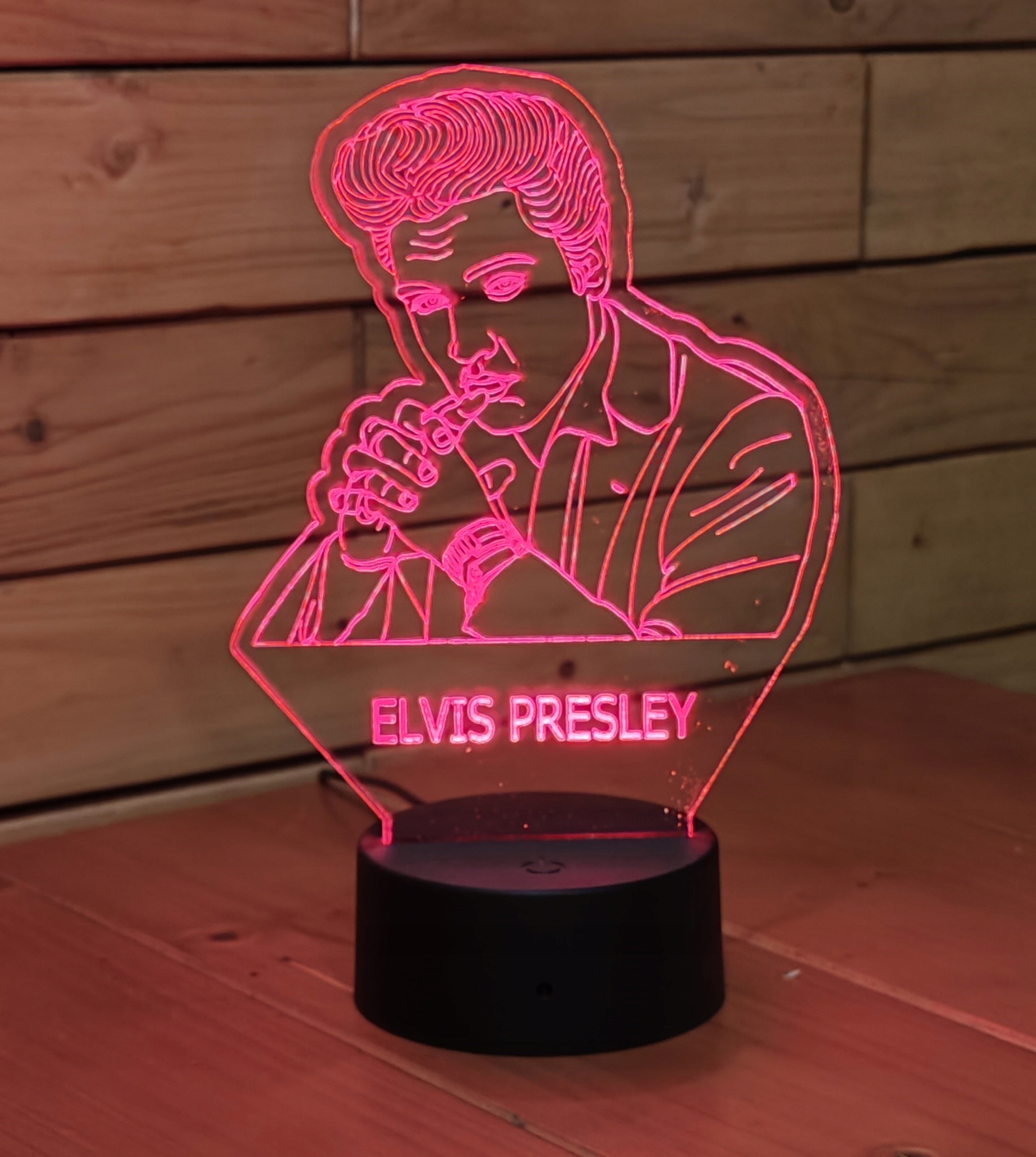 Lampka Led Elvis Presley Pilot Imię Dedykacja (5906142600601) • Cena ...