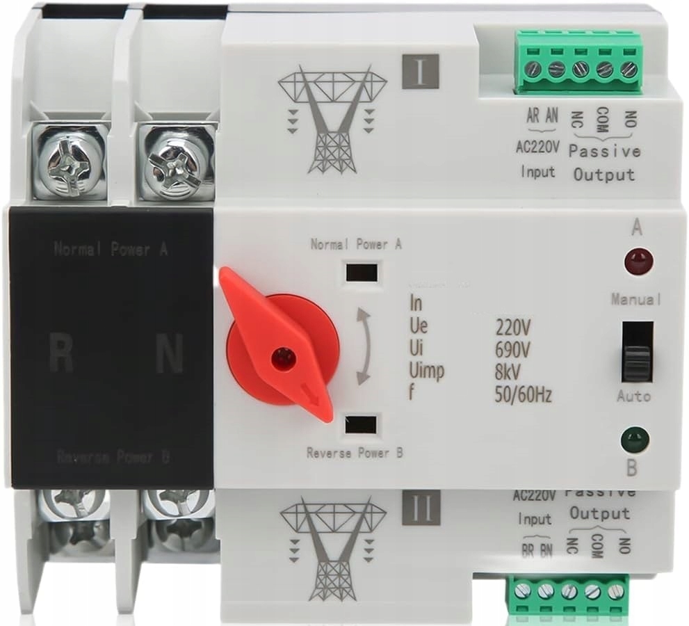 Ats Automatyczny Przełącznik Zasilania - Niska cena na Allegro