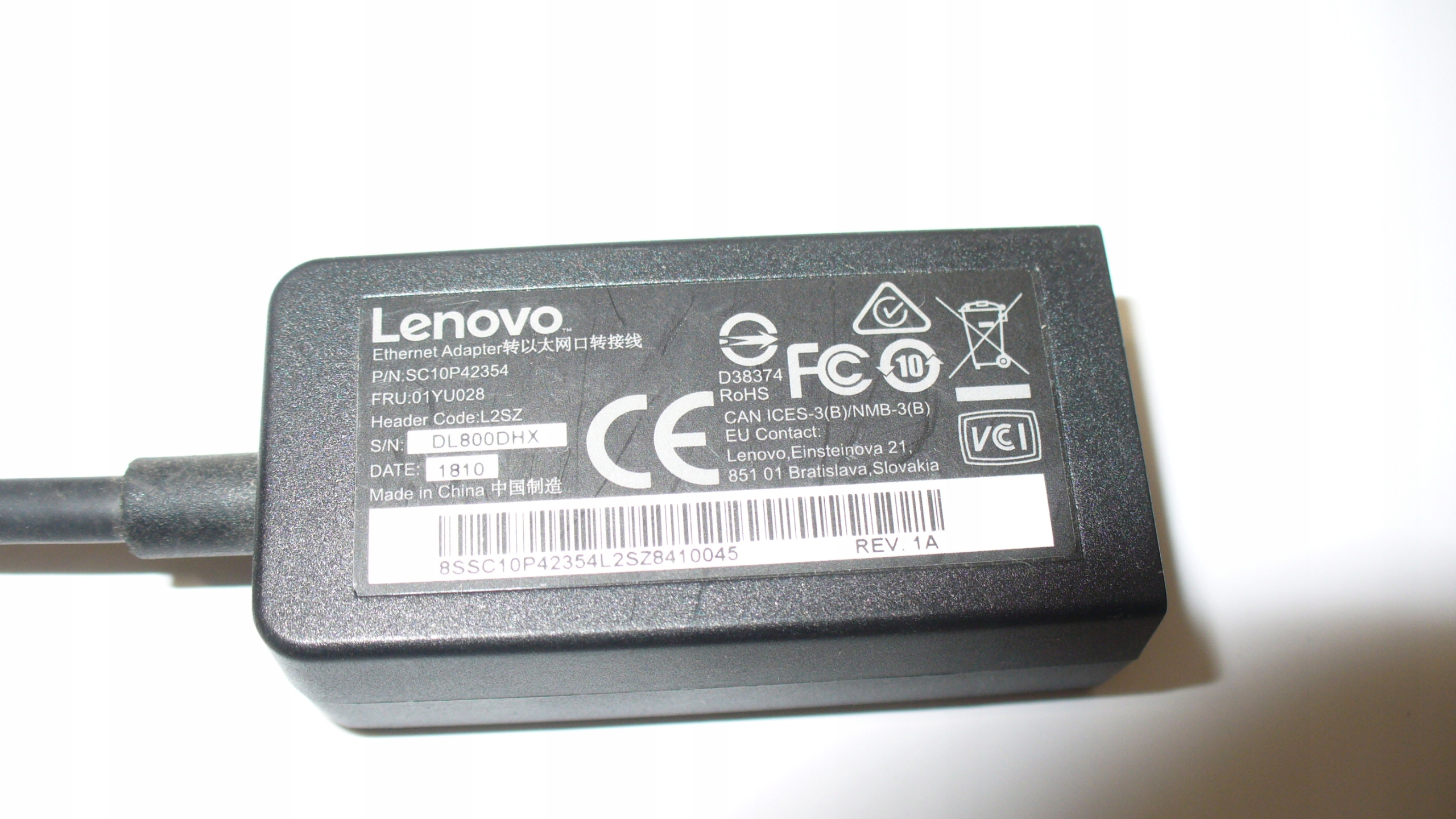 Adapter Lenovo EX280 X390 RJ-45 Ethernet 01YU026 gen2 - Sklep, Opinie ...