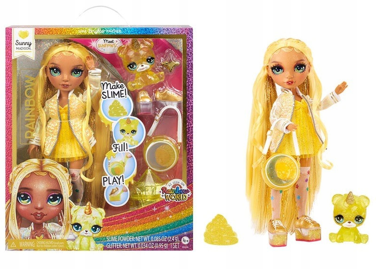 LALKA RAINBOW HIGH FANTASTIC FASHION DOLL SUNNY MADISON 120186 ...