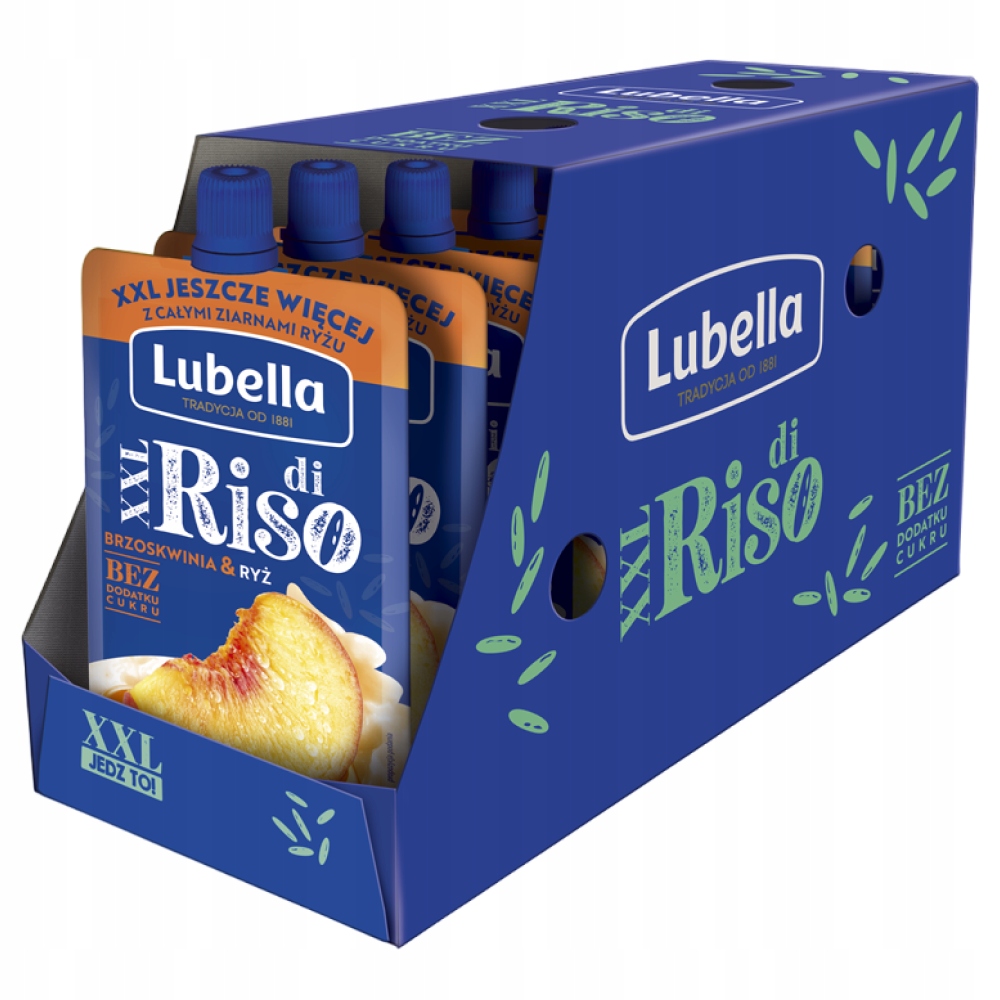 Lubella Di Riso XXL przekąska brzoskwinia i ryż 10x 170 g ...