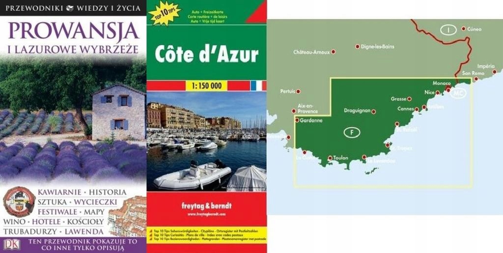 PROWANSJA LAZUROWE WYBRZEŻE PRZEWODNIK WIEDZY i ŻYCIA WIEDZA i ŻYCIE ...