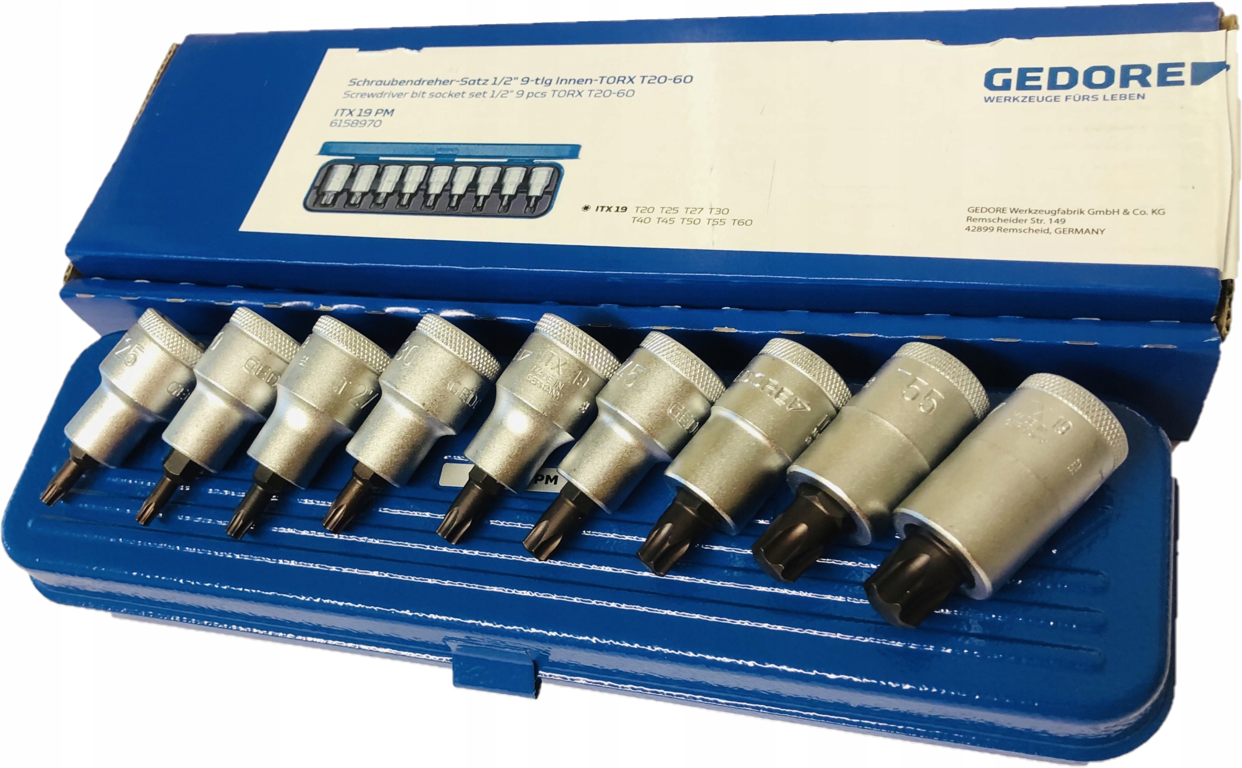 GEDORE Nasadki Klucze Nasadowe Torx 1/2” zestaw 4010886615898 za 696.51PLN z Siedlce - Allegro ...