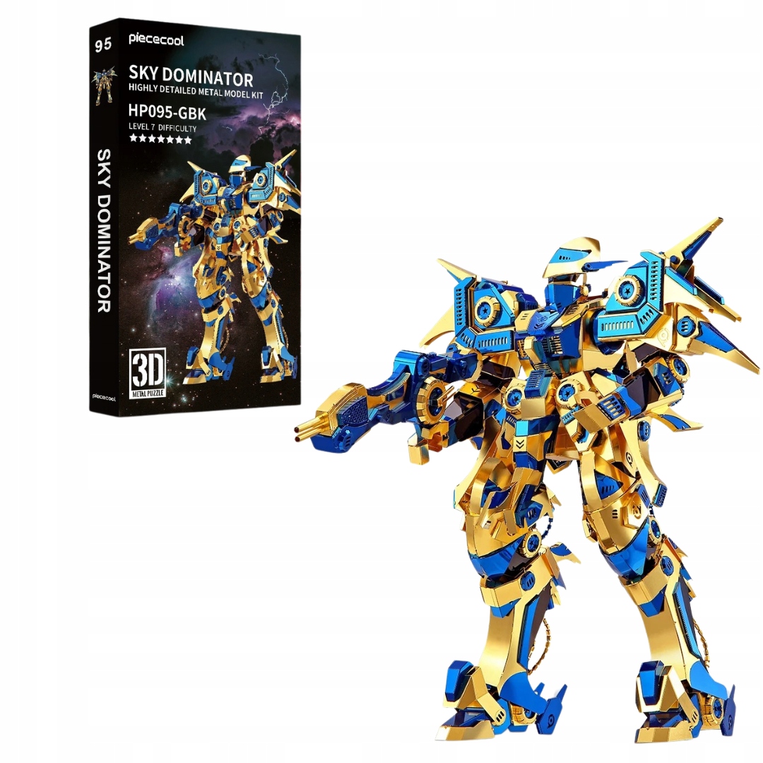 Puzzle Metalowe 3D Gundam Mecha Model Kolekcja Prezent DOMINATOR ...