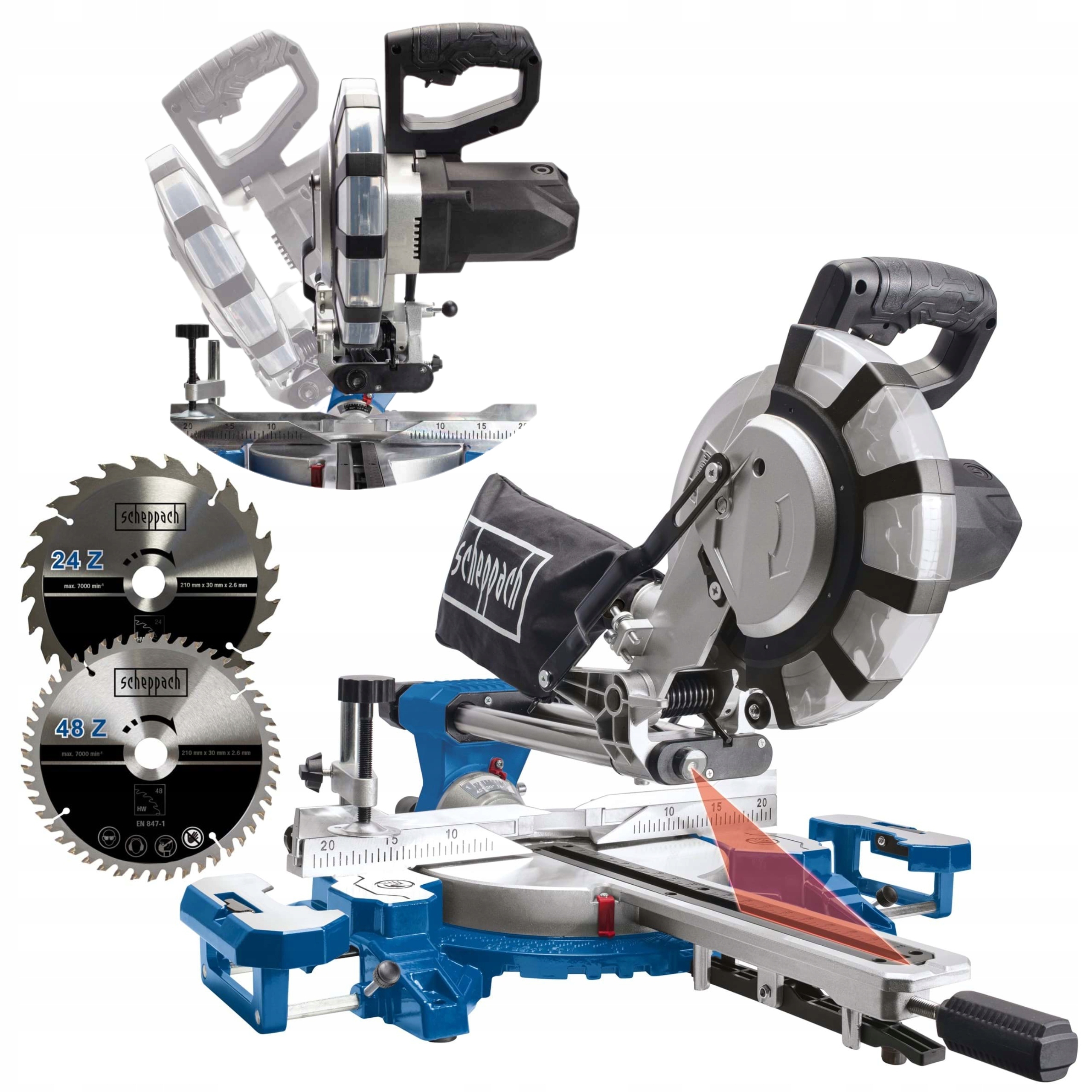 SCHEPPACH Pokosová pila s posuvem HM216SPX za 4599 Kč - Allegro