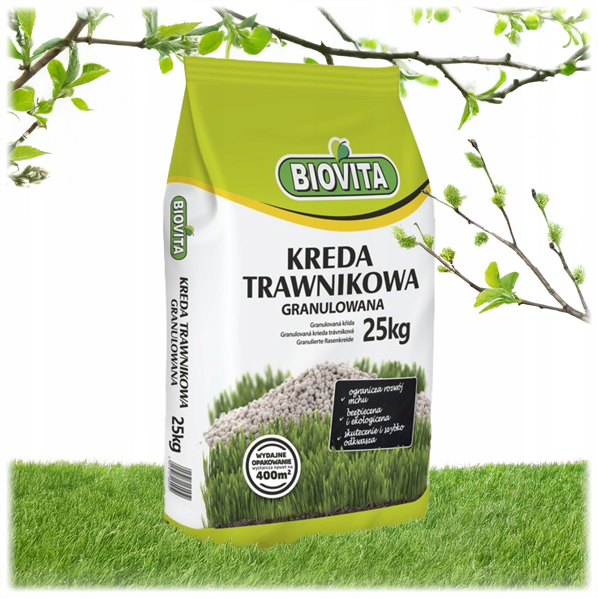 Kreda Granulowana 25kg - Niska cena na Allegro