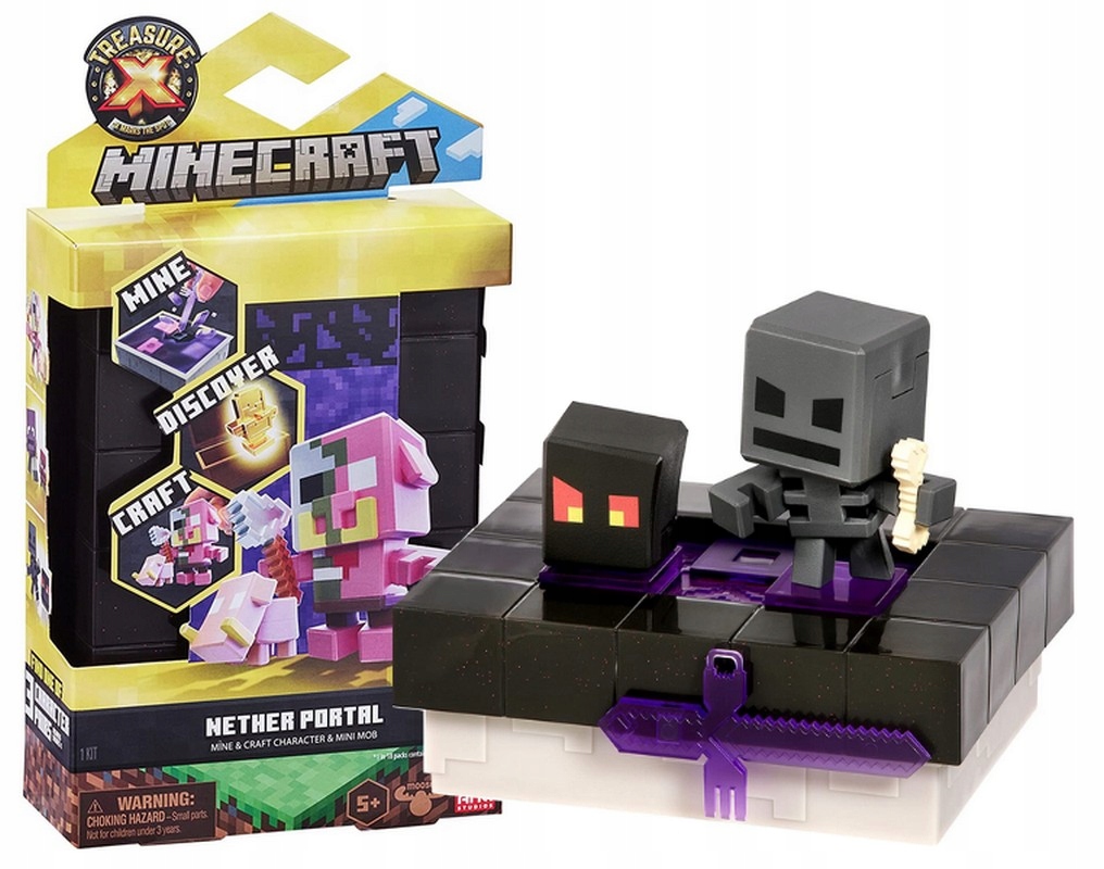 TREASURE X MINECRAFT PORTAL NETHERU FIGURKI (630996416426) • Cena ...
