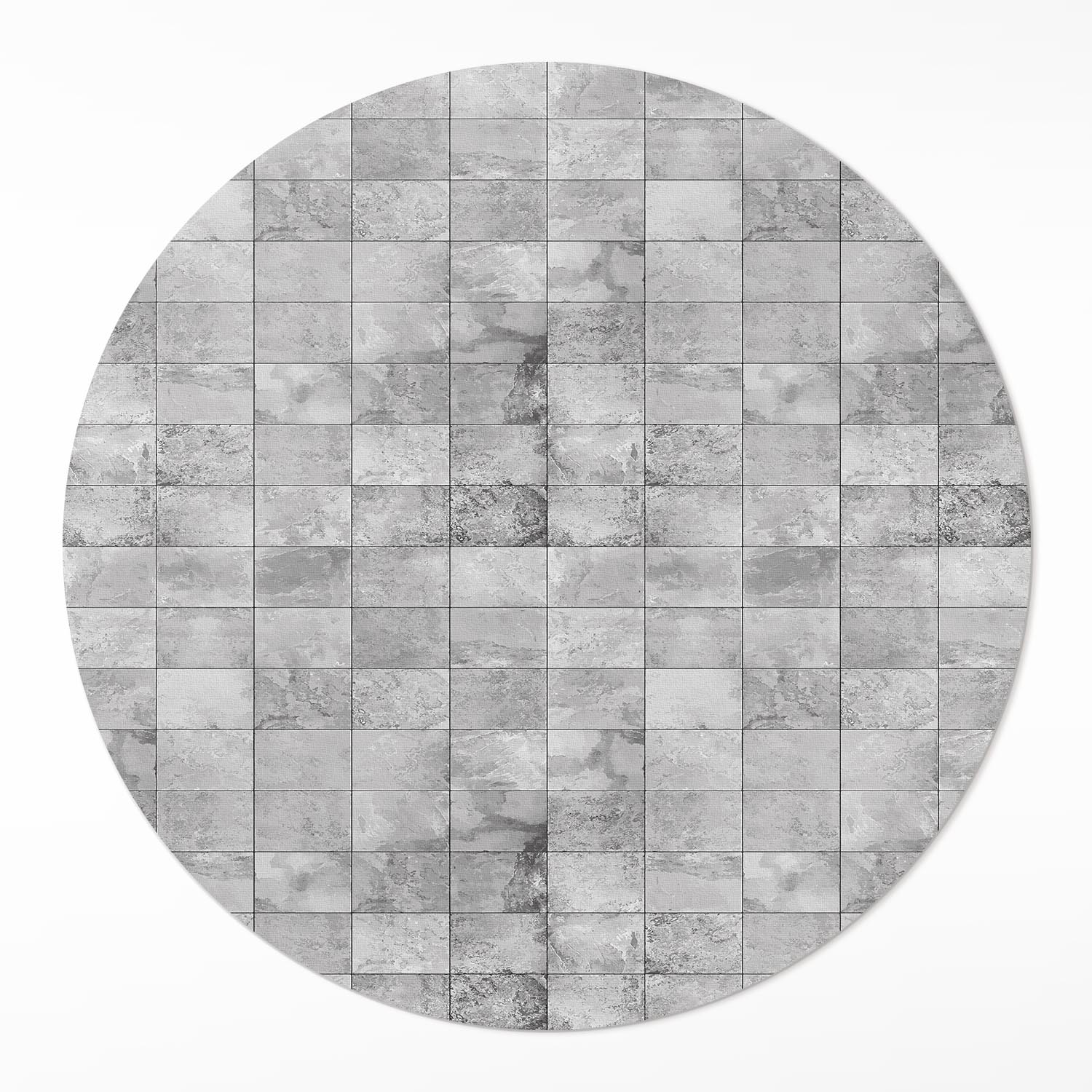 Kerek PVC Vinil Szőnyeg átmérő 50 cm Barna nemeskövek kompozíciója ...