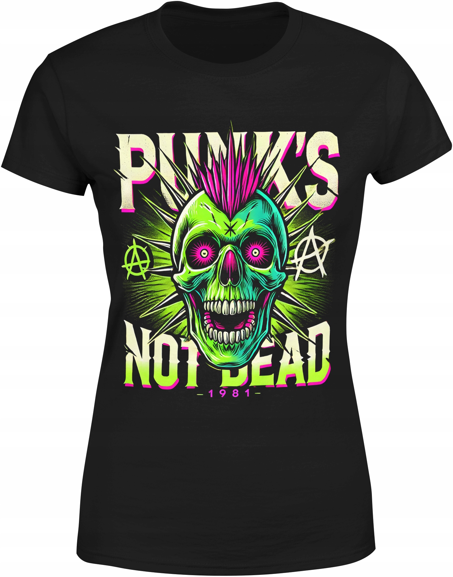 PUNK PUNKS NOT DEAD NŐI ROCK KOPONYA UTCAI PÓLÓ R XXL za 4805.00HUF-ért - Allegro