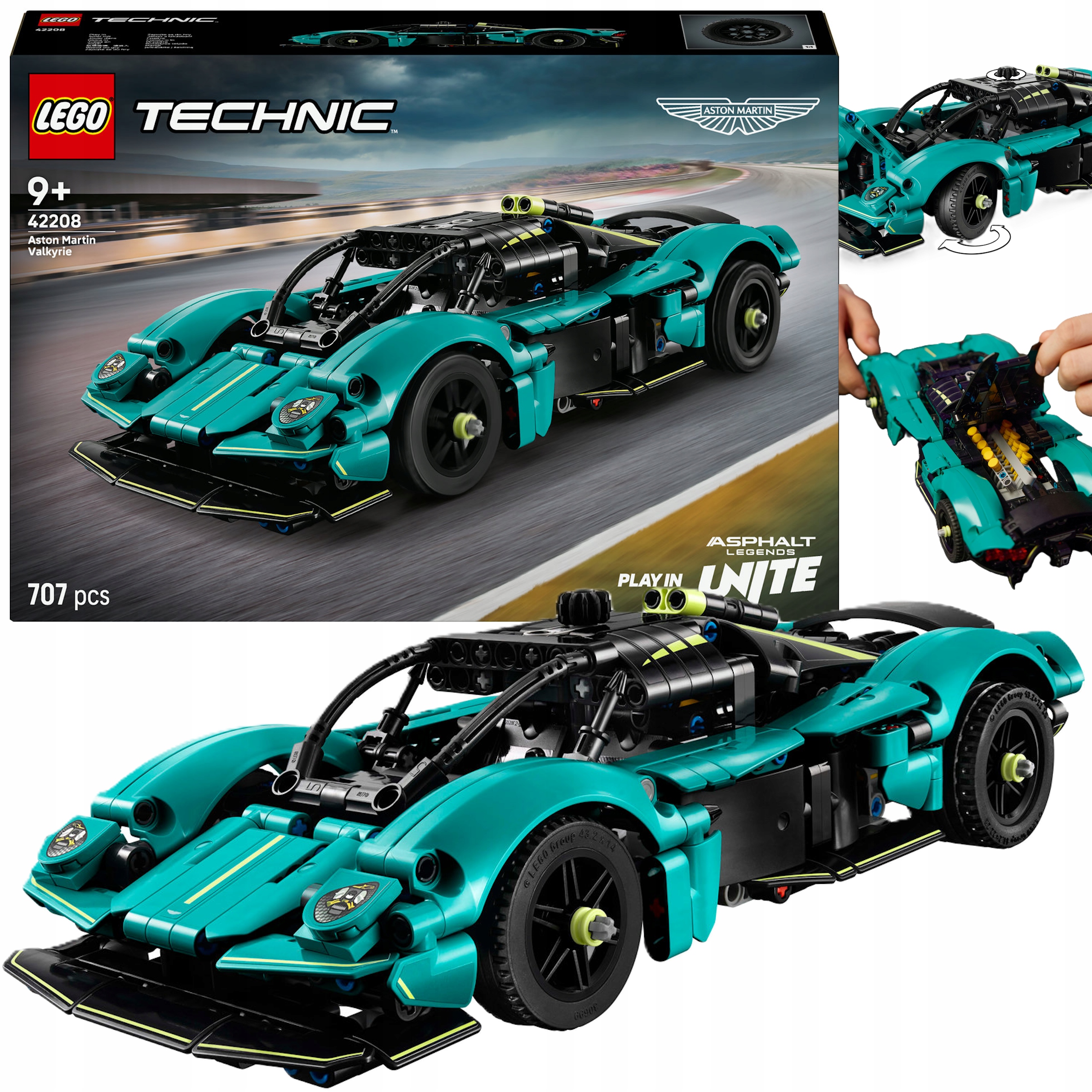 LEGO TECHNIC ASTON MARTIN VALKYRIE ZESTAW DO BUDOWANIA PREZENT NA ...
