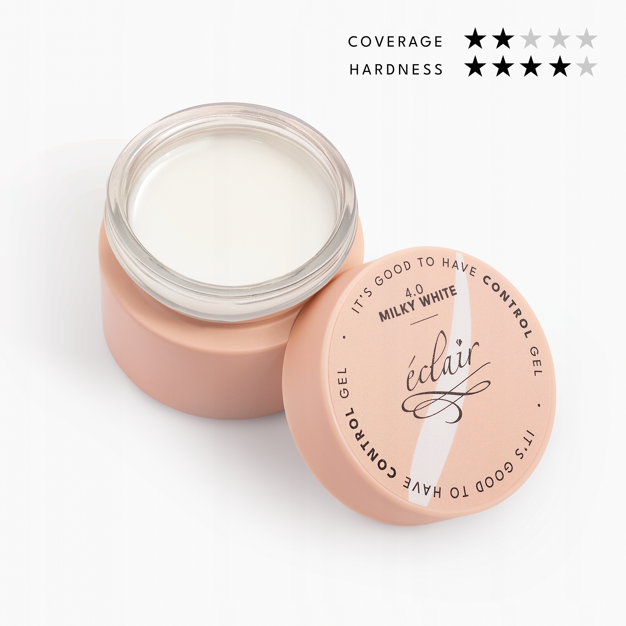 Eclair Nails Milky Pinky Uv gel 50 g stavební gel na nehty — Allegro