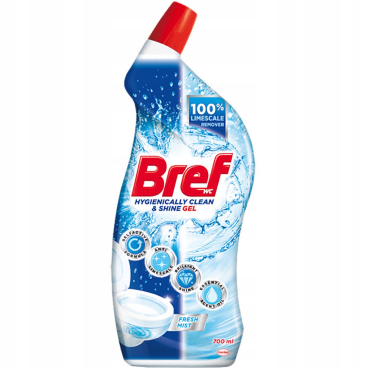 Bref żel czyszczenie WC 0,7l (9000101311693) • Cena, Opinie • Środki ...