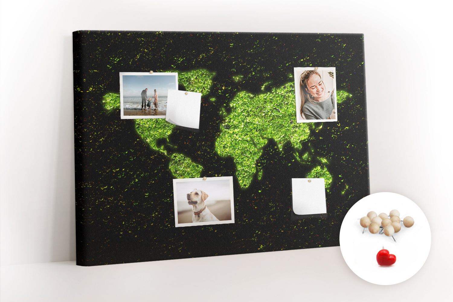 Szkolna Duża Tablica Obraz na Notatki Mapa świata (4068302583016 ...