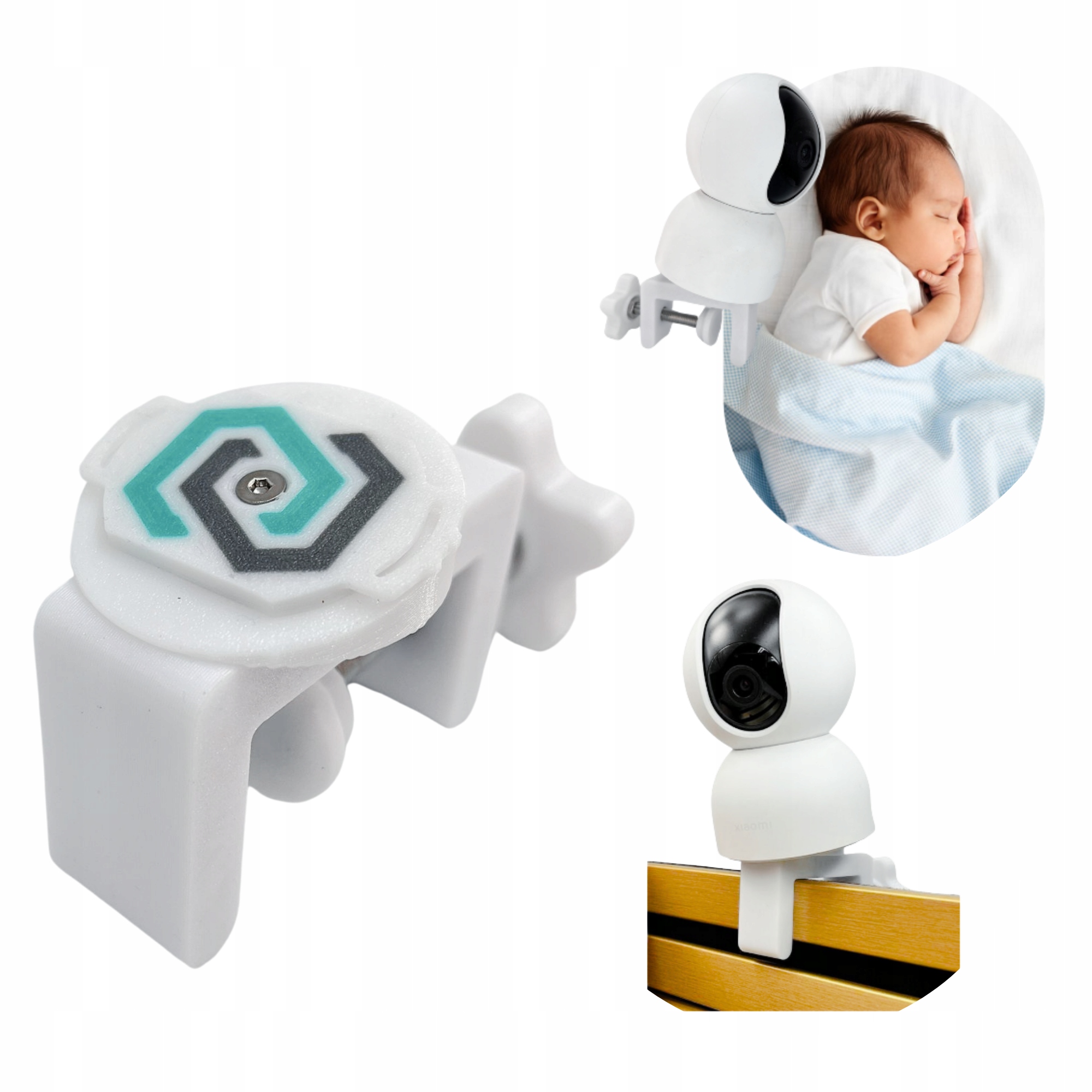 UCHWYT BEZINWAZYJNY POZIOMY DO XIAOMI C200 C300 C400 15 STOPNI DELOSPRO ...