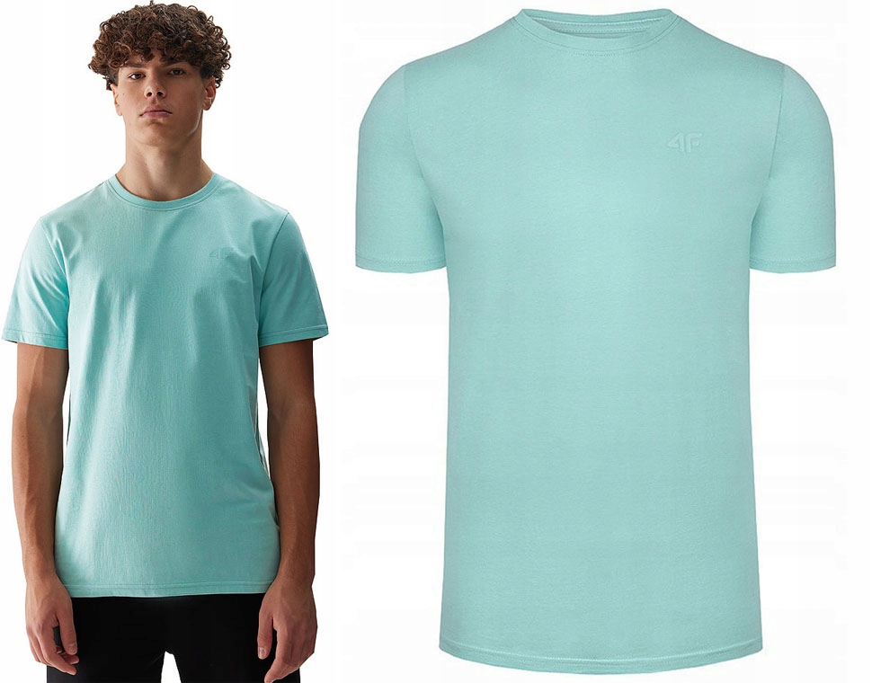 4F KOSZULKA MĘSKA T-SHIRT BAWEŁNA M1154 r.XL (5904698746330) • Cena ...