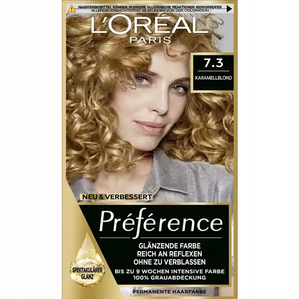 LOREAL Preference farba karmelowy blond 7.3 13265354360 - Allegro.pl