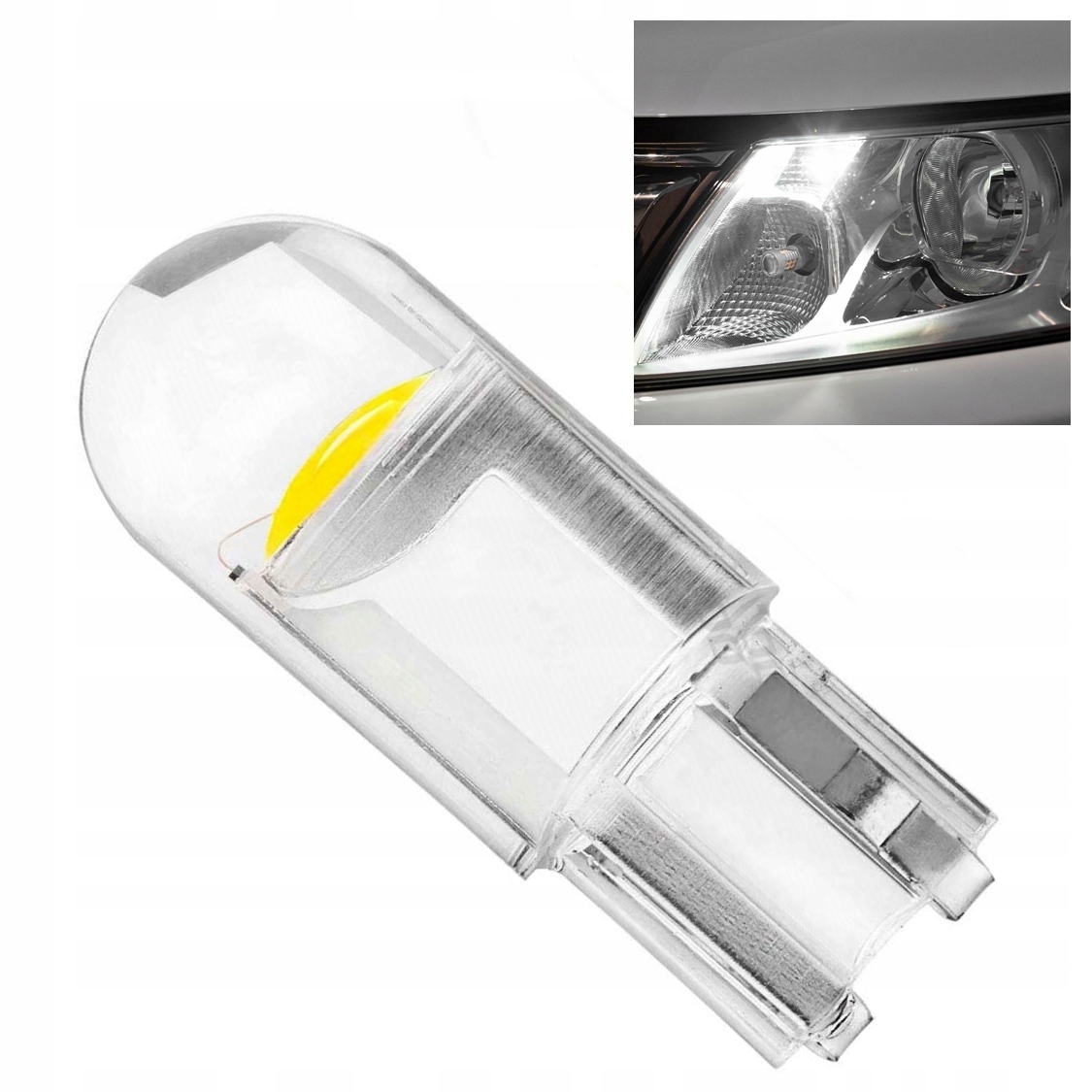 ŻARÓWKA LED W5W 12V COB PREMIUM HQ SFERA 360° 5903293029558 za 2.38PLN ...