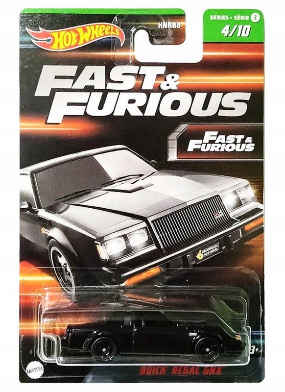 HOT WHEELS FAST & FURIOUS BUICK REGAL GNX 1:64 4/10 SERIA 2 ...