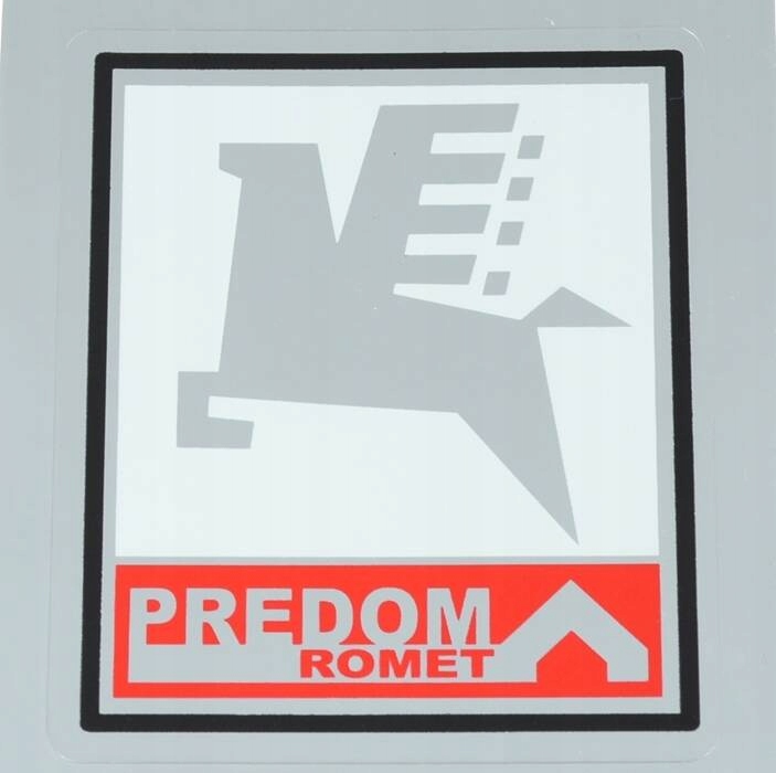 Naklejka motorower Romet Predom chrom 5905157038904 za 10.00PLN z ...