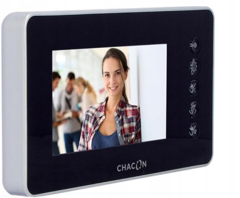 Wideodomofon przewodowy Chacon 34809 7 cali • Cena, Opinie - Allegro