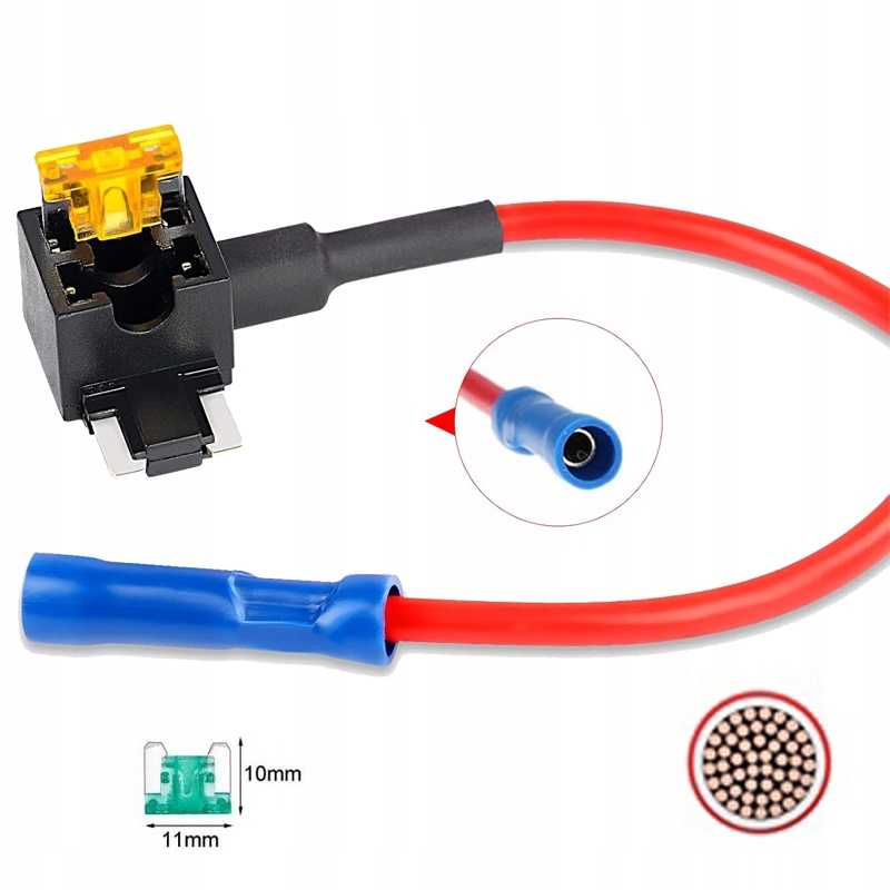 Bezpieczniki samochodowe Płytkowe mini niski profil 30 A - Allegro.pl