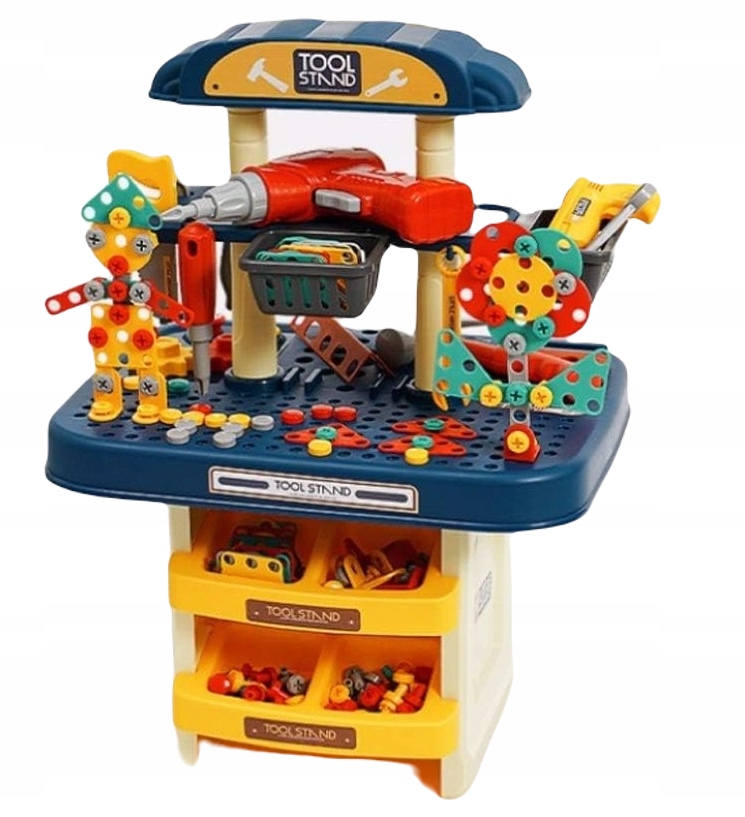 Dílna PRO CHLAPCE Majsterkowicz stavitel SET vrtačka 246el (W031) - Allegro