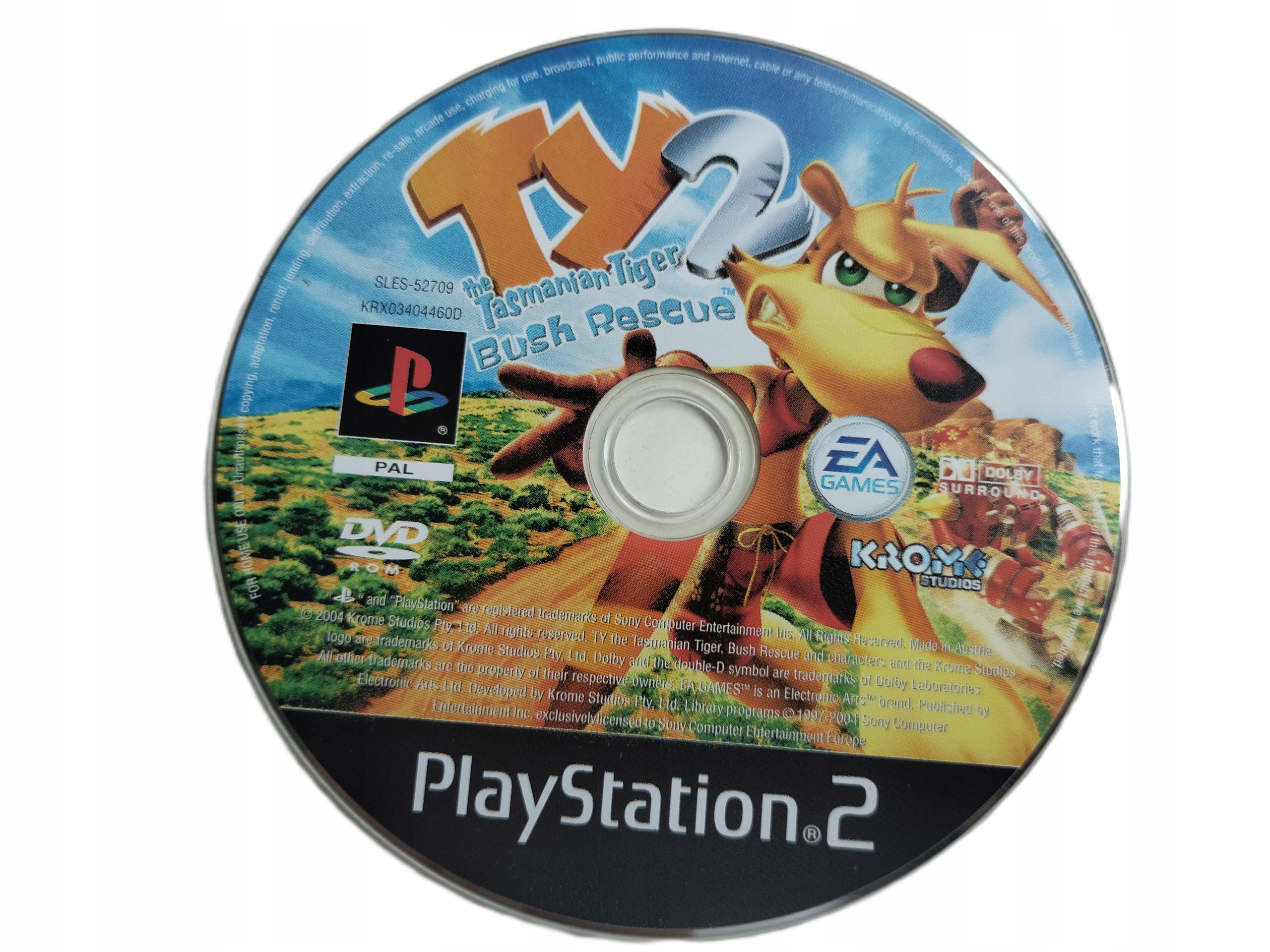TY THE TASMANIAN TIGER 2 BUSH RESCUE PlayStation 2 (PS2) pudełkowa ...