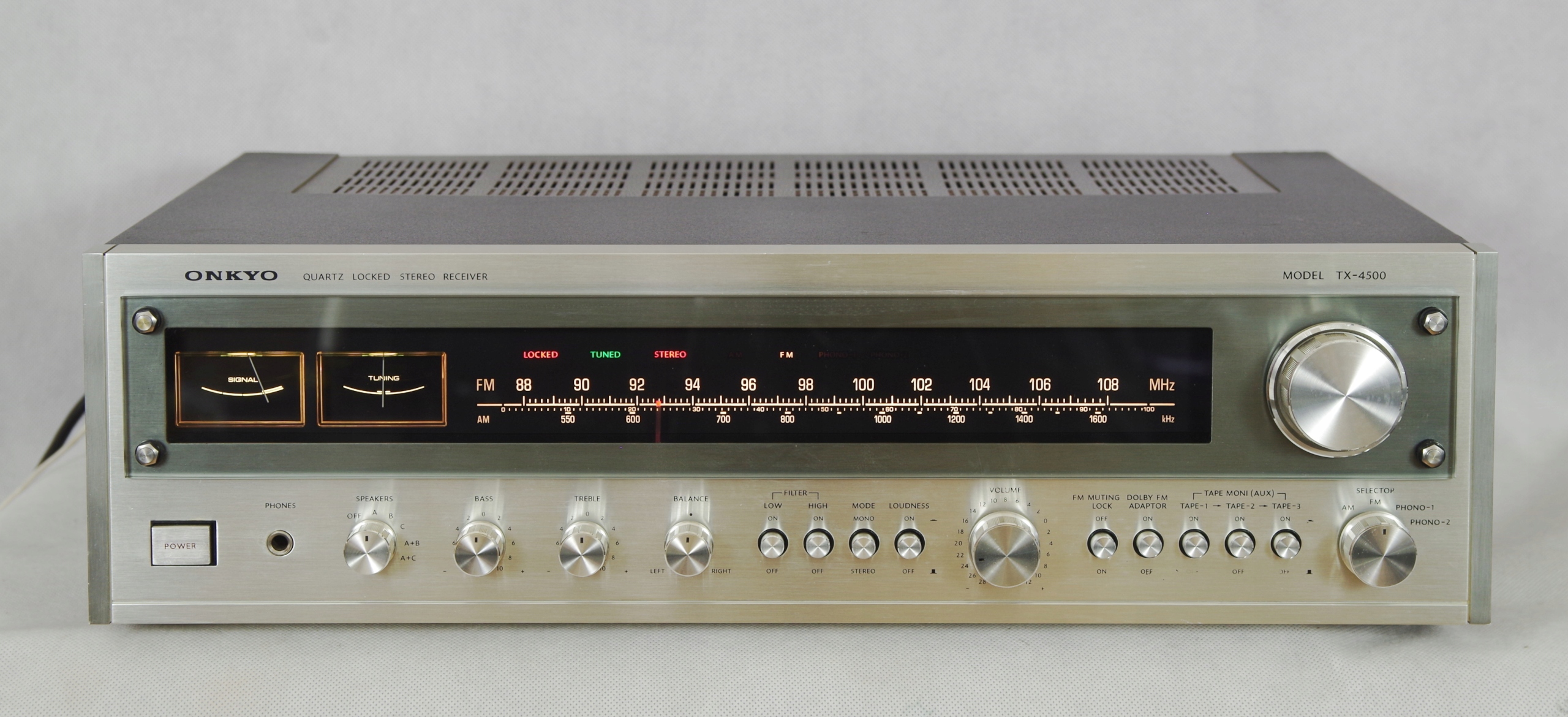 Amplituner ONKYO TX-4500 2.0 srebrny • Cena, Opinie - Allegro