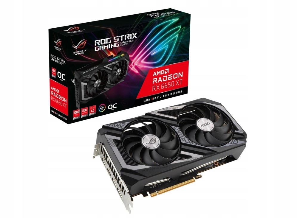 Karta graficzna Radeon RX 6650XT ROG STRIX V2 OC w Brodnica Górna ...