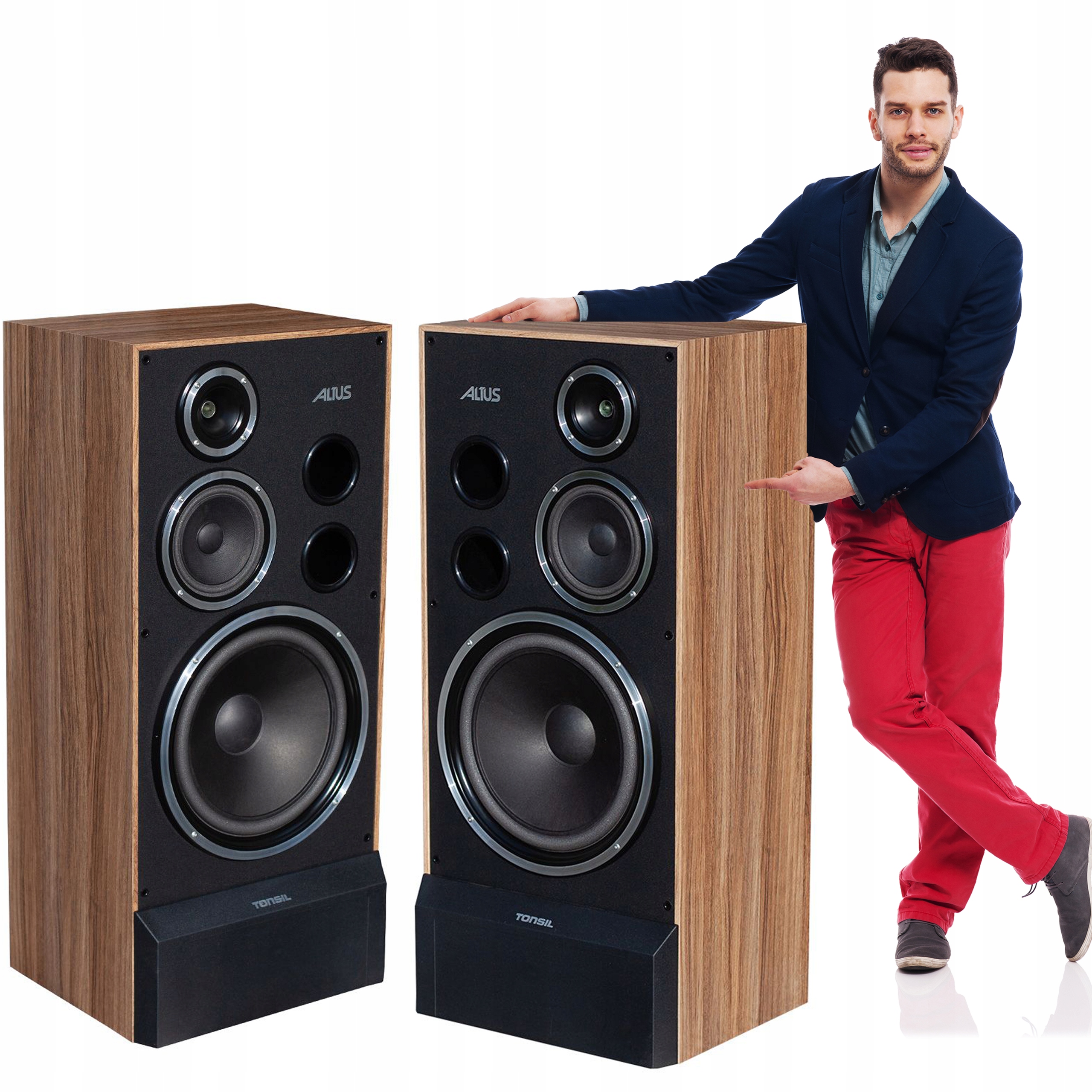 Kolumny głośnikowe Tonsil Altus 300 dąb para - Sklep, Opinie, Cena w ...