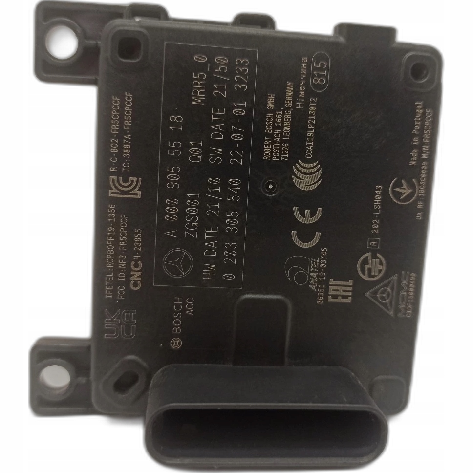 RADAR ACC DISTRONIC SENSOR MERCEDES A0009055518 za 400.00PLN z Prusice ...