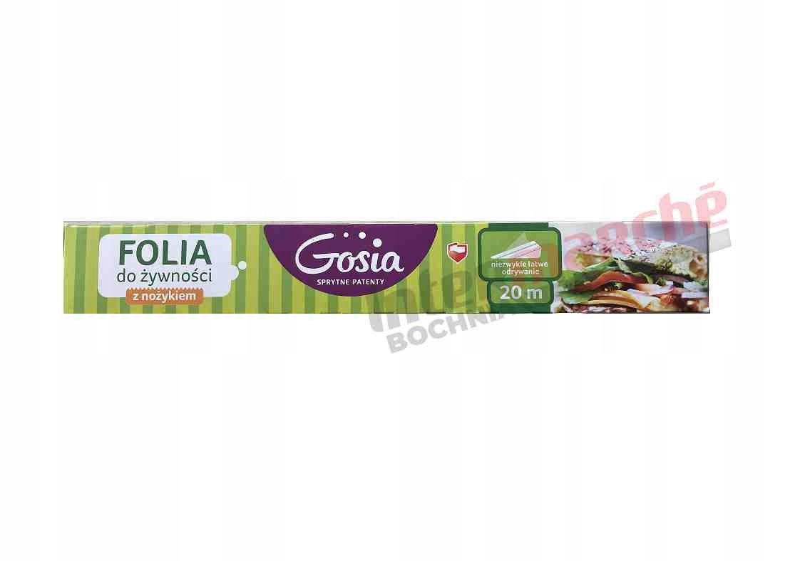 Politan Gosia Folia Do Żywności 20m 3w1 Z Nożykiem 6406 (5904771006382 ...
