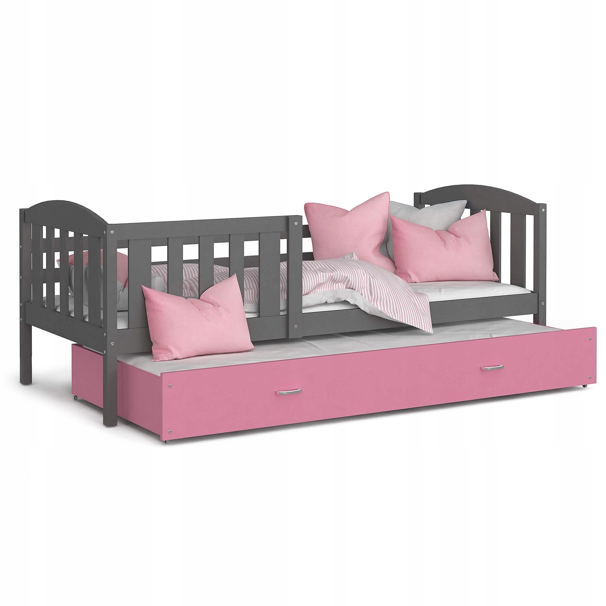 Łóżko dla Dziecka z MATERACEM 90x200 Różne Kolory • Cena, Opinie ...