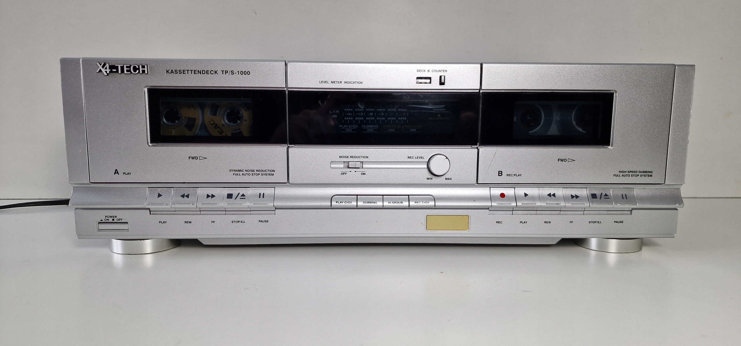 X4-TECH TP/S-1000 TPS 1000 magnetofon casette deck - Sklep, Opinie, Cena w Allegro.pl
