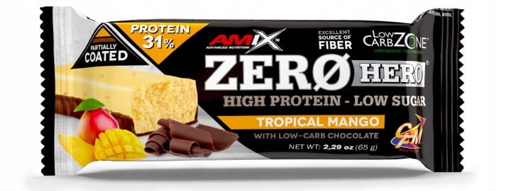 KETO Baton Zero Hero Tropical mango 65g (8594060005591) • Cena, Opinie ...
