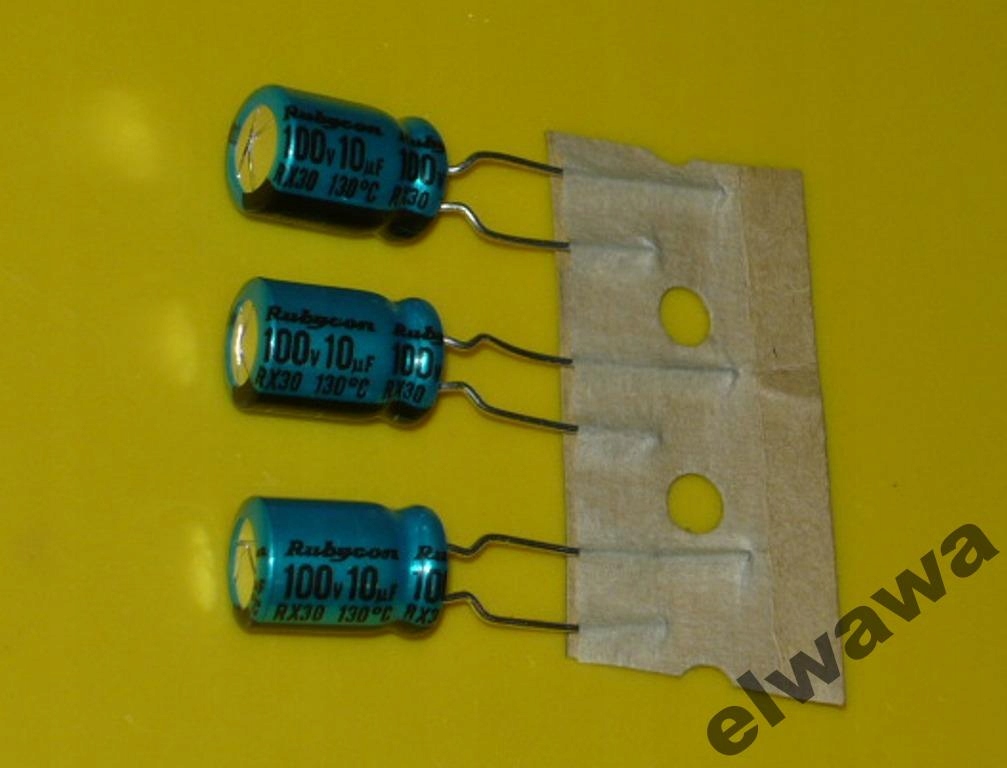 Kondensator el. 10uF 100V RUBYCON RX30 130*C 50szt - Sklep, Opinie ...