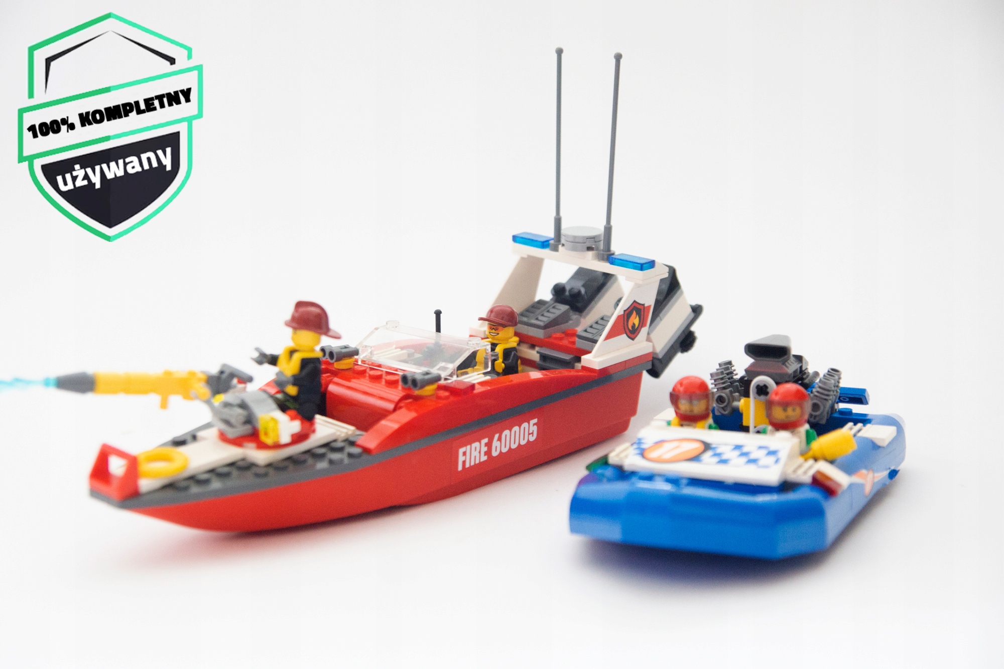 LEGO 60005 City Łódź Strażacka - 100% klocków fig. (5702014959576 ...