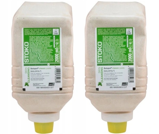 STOKO SOLOPOL PASTA CZYSZCZĄCA 2L - 10 PAR RĘKAWICE WAMPIRKI W CENIE ...