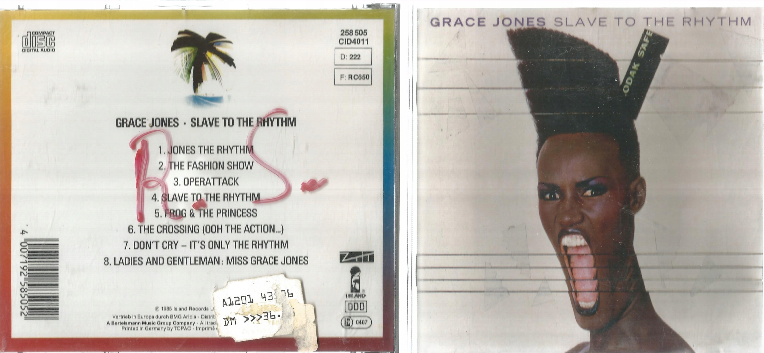 Slave To The Rhythm Grace Jones CD • Cena, Opinie - Allegro