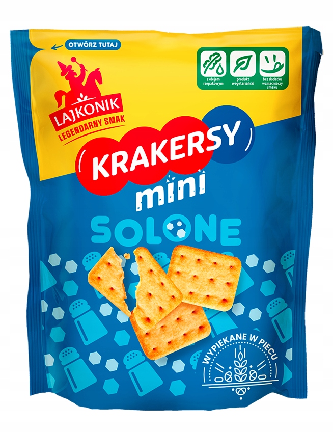Lajkonik Krakersy mini solone 100 g (5900320008463) • Cena, Opinie ...
